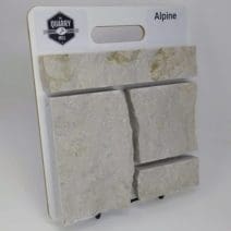 Alpine White Dimensional Real Limestone Thin Veneer | Quarry Mill