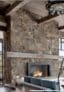 Eagle River Moss Rock Real Thin Veneer Natural Drystacked Fireplace ...